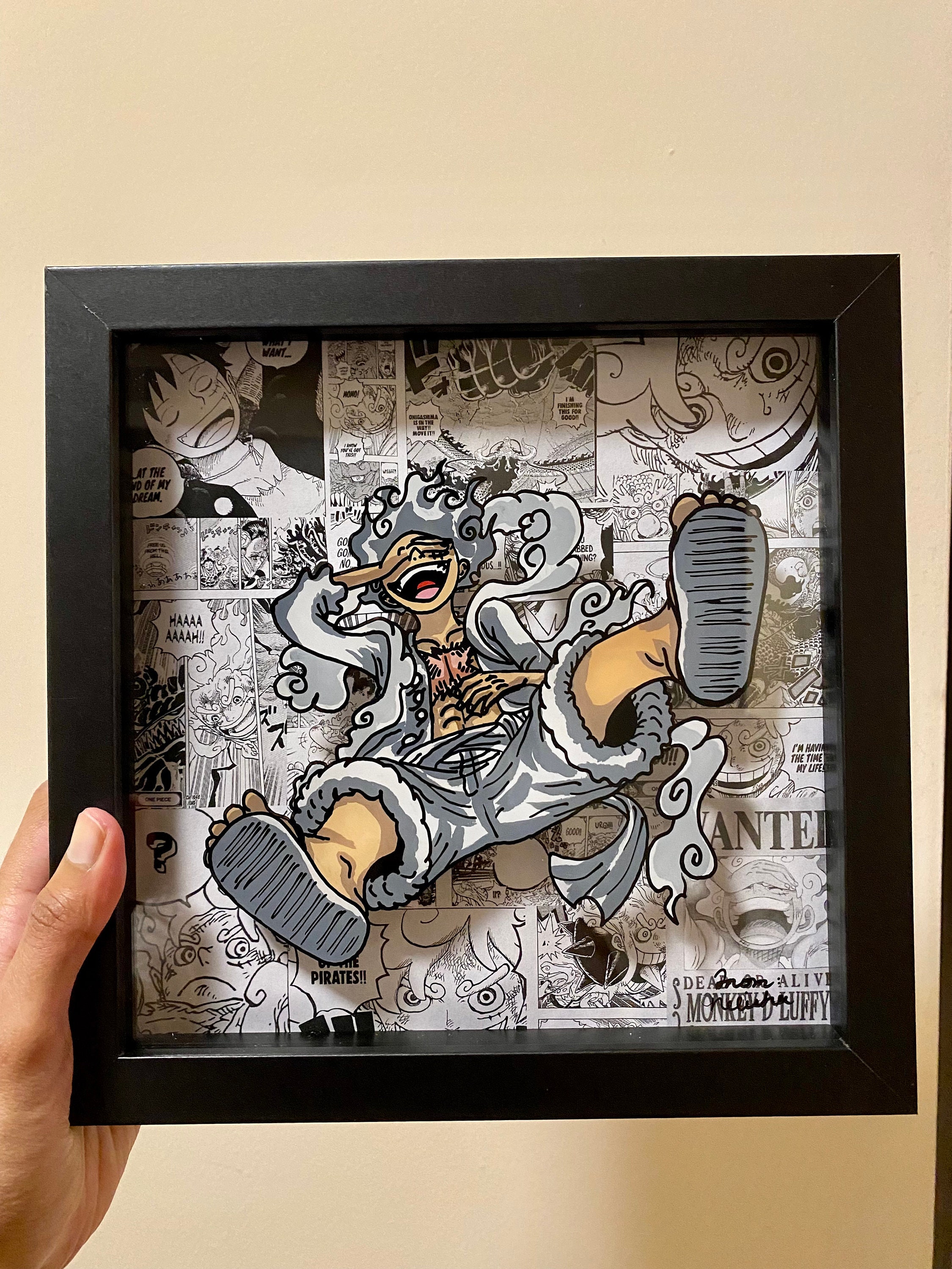 Custom Anime Shadowbox Glass Paintings - Etsy