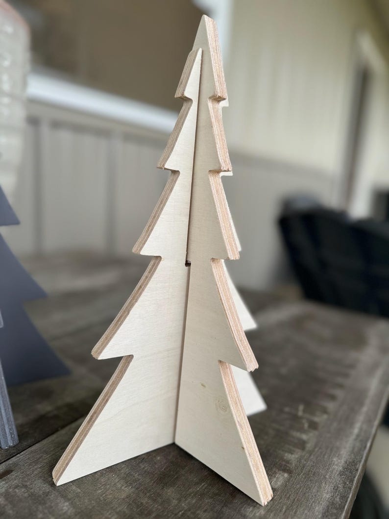 Dimensional Christmas Trees - Etsy