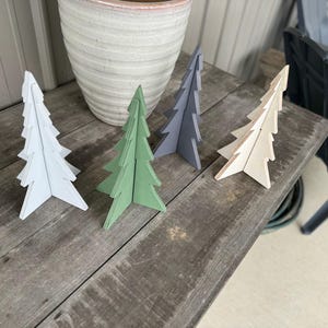 Dimensional Christmas Trees - Etsy