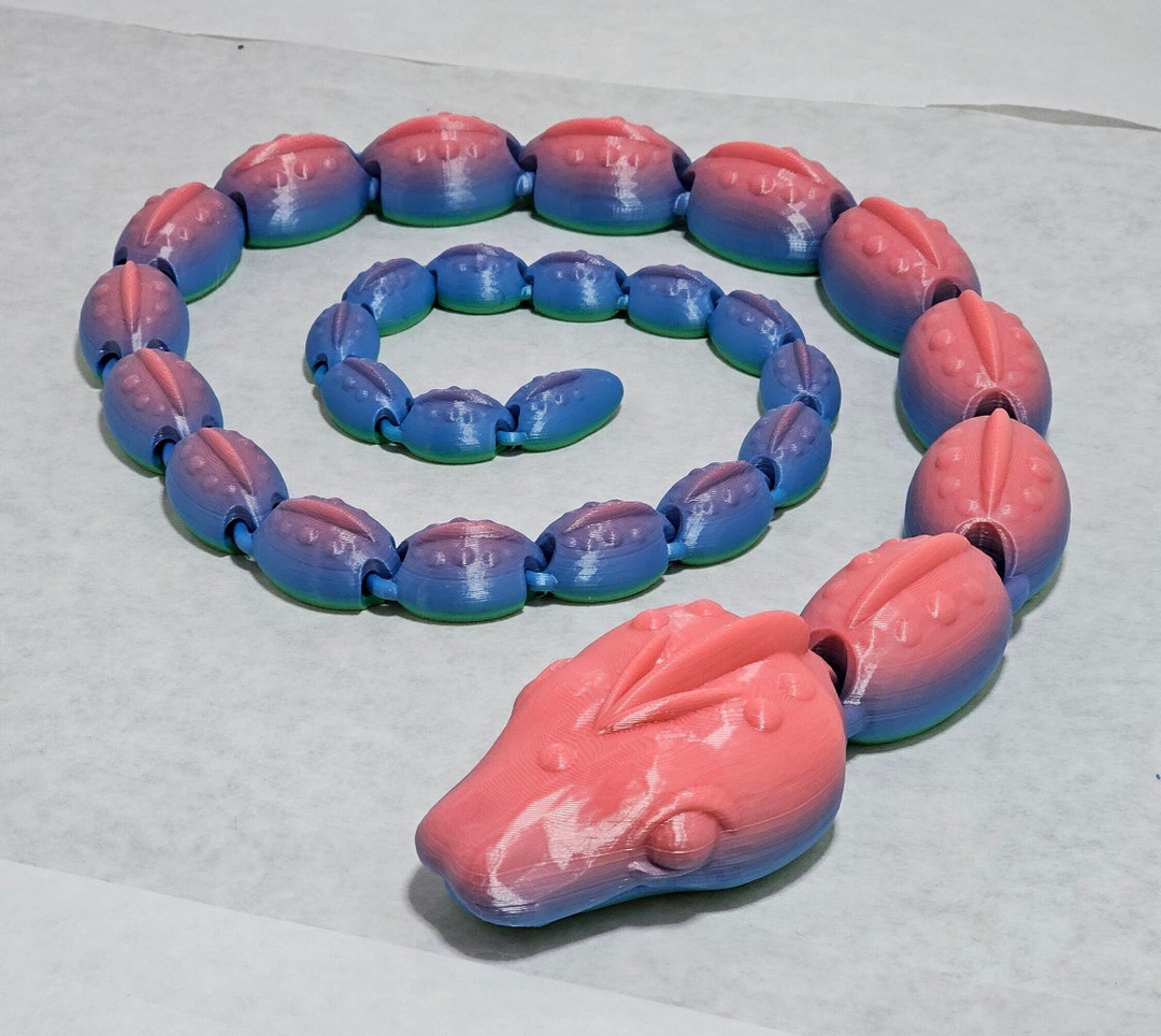3D Printed Articulating Cinder Snake - Etsy 3D Printed Articulating Cinder Snake - Etsy