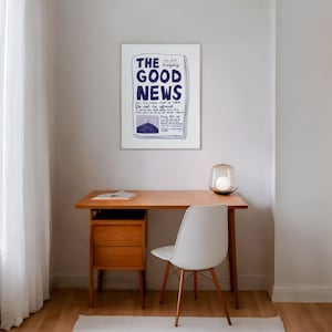 Aesthetic Christian Wall Art, Luke 2:10, 2 Thessalonians 3, Good News ...