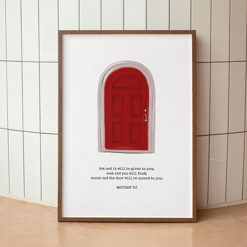 Matthew 7 7 - Etsy