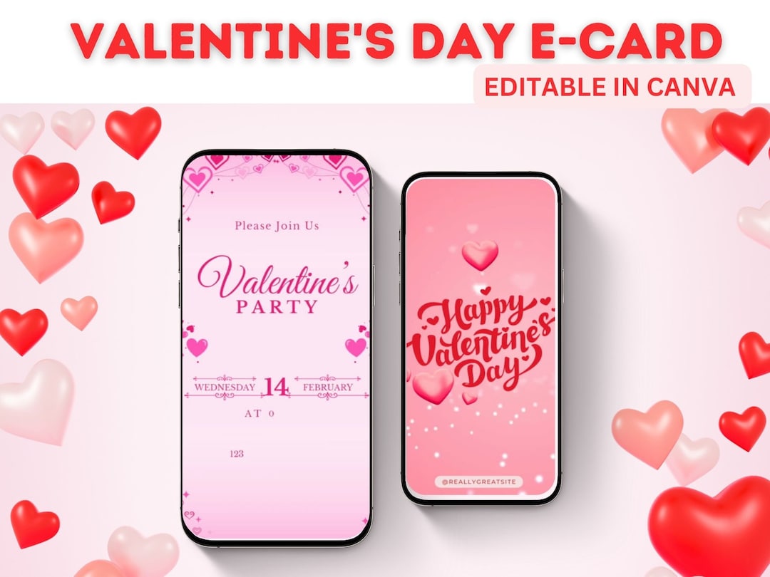 Valentine Ecard Template, Mobile Template,will You Be My Val Card, Love ...
