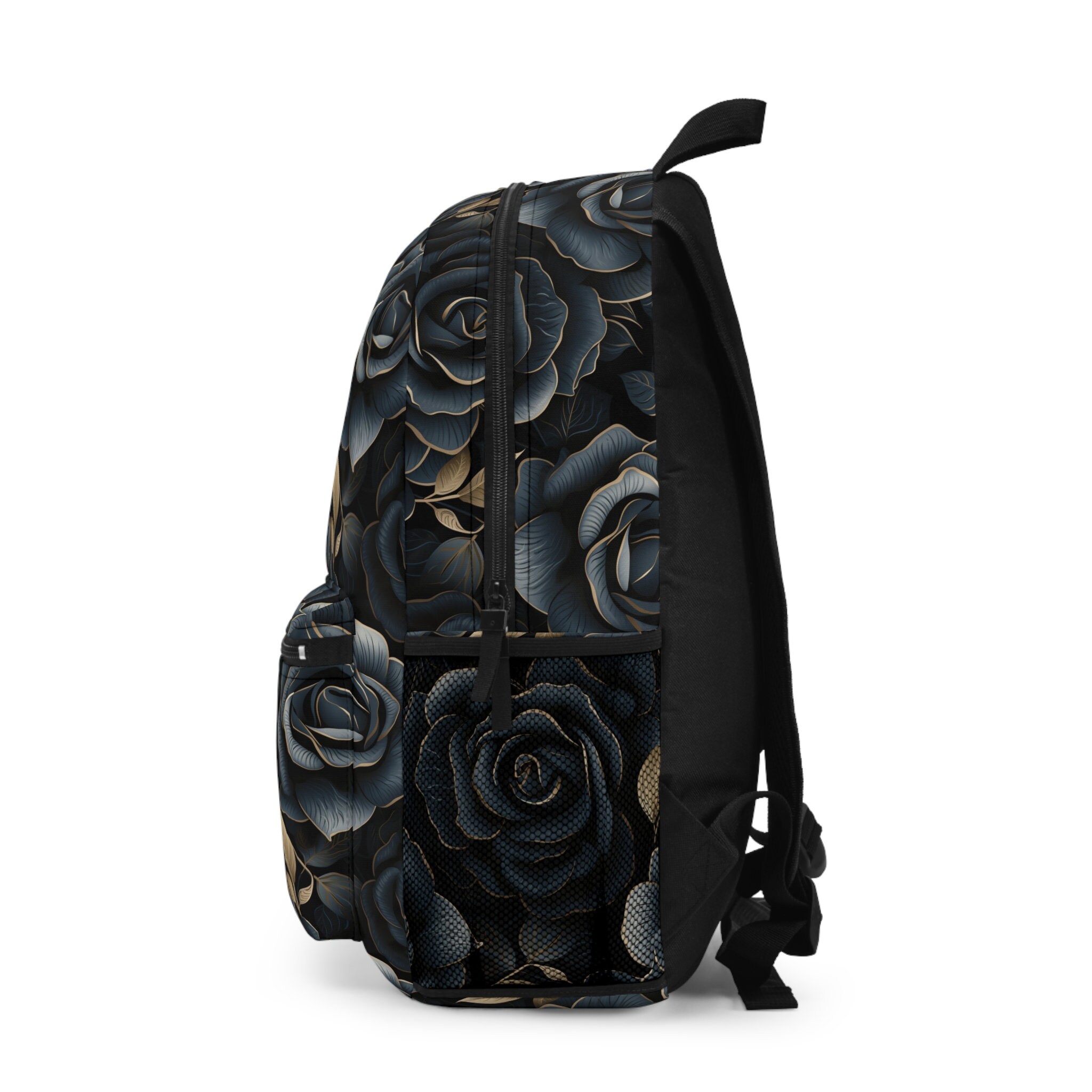 Black Rose Backpack, Vintage Inspired Gifts, Goth Style, Dark ...