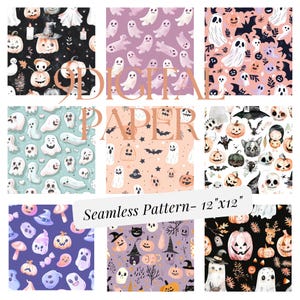 GNOME HALLOWEEN watercolor Clipart ,alphabet Canva Frame ,digital Paper ...