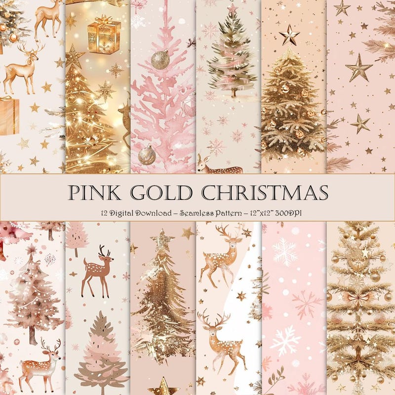 1:12 Christmas Tree Pink - Etsy UK