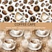 Coffee Cafe Digital Paper - Seamless Patterns- Coffee Shop-coffee Latte ...