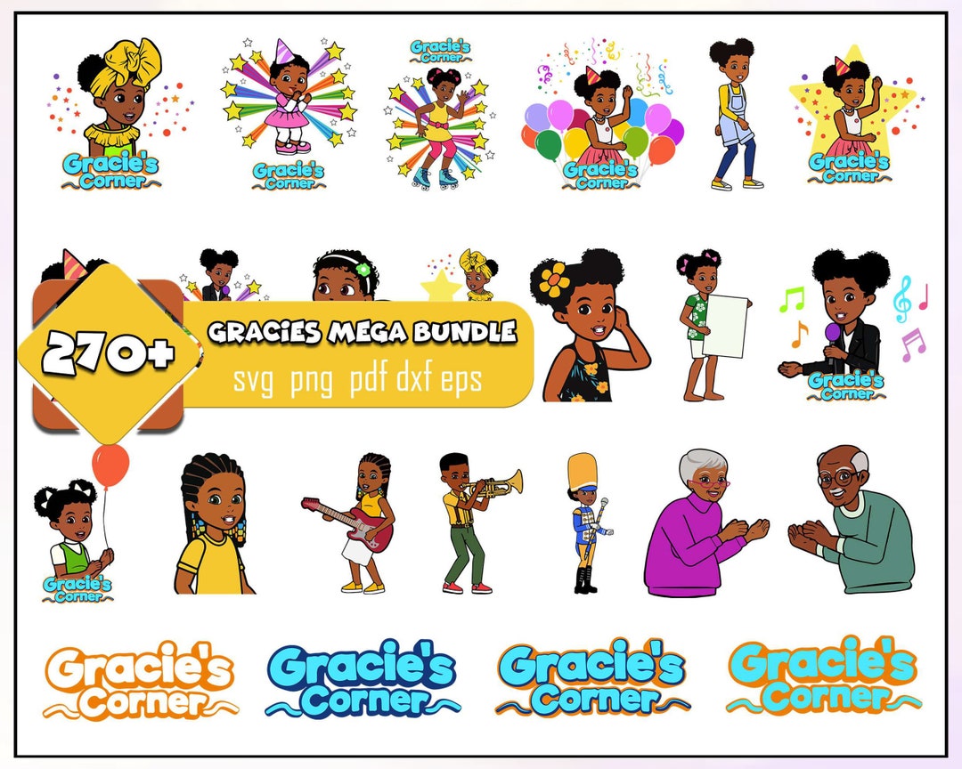 Graciess Corner, Gracies Corner Png Bundle, Gracie Corner and Friends ...