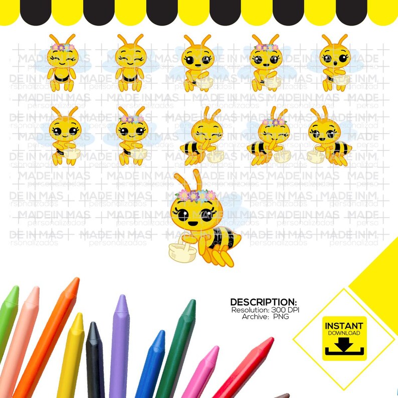 Tiny Bee, Little Bee, Plim Plim, Bee, Png, Clipart, Digital, Kids ...