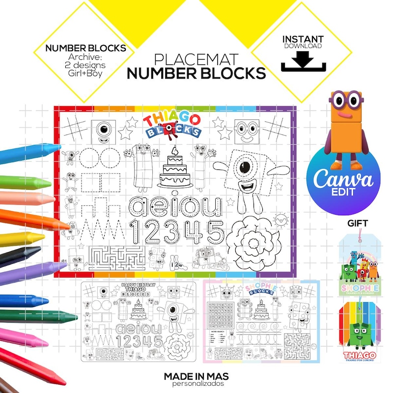 Block Print Placemats Red - Etsy