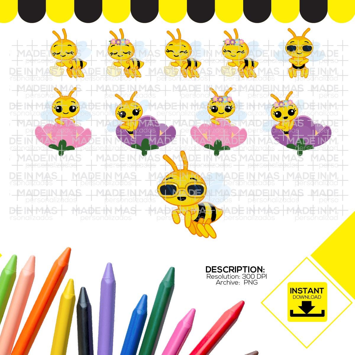 Tiny Bee, Little Bee, Plim Plim, Bee, Png, Clipart, Digital, Kids ...