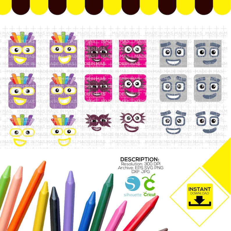 Number blocks, pack digital, eps svg png dxf jpg, paquete de bloques de ...