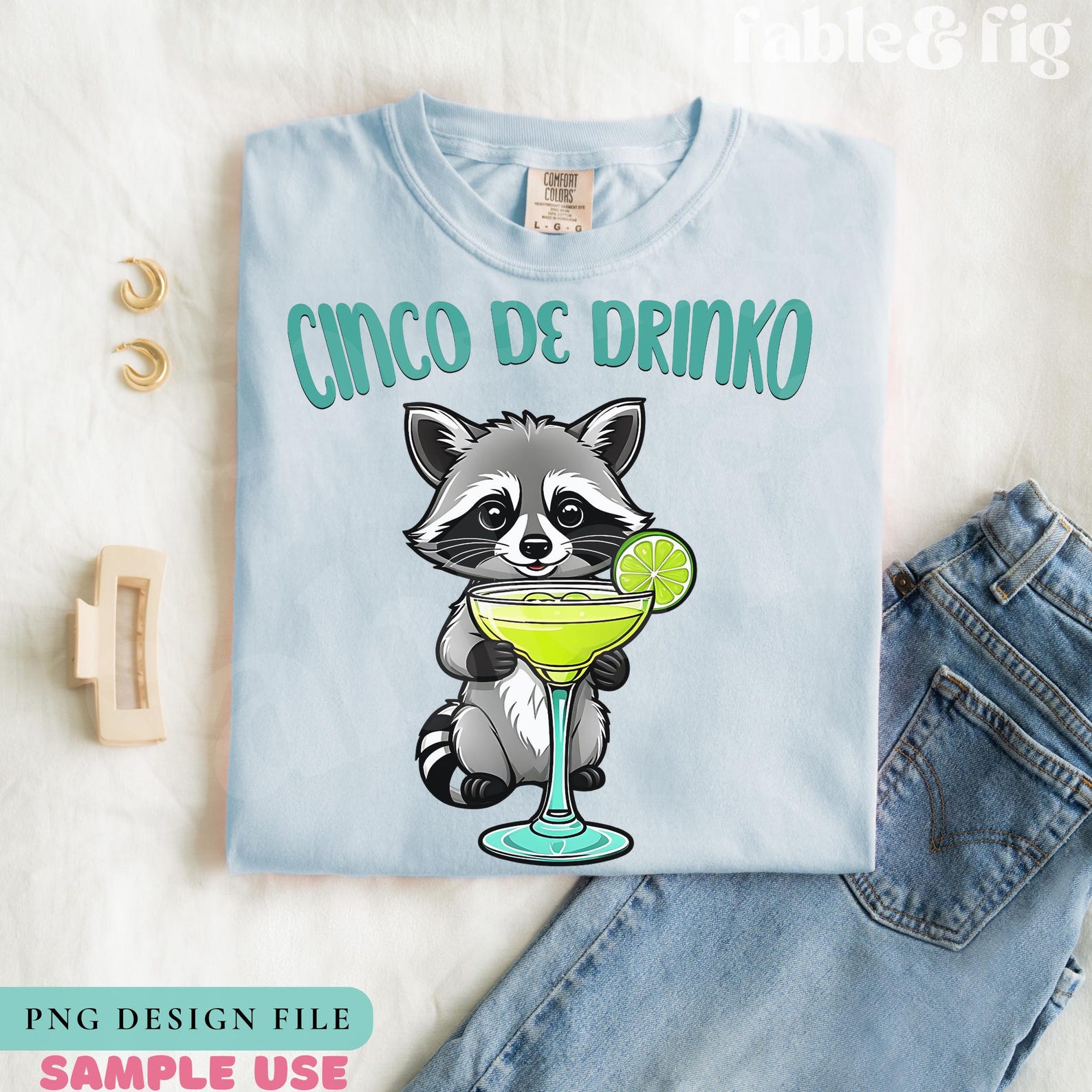 Raccoon PNG Cinco De Drinko Png, Cinco De Mayo Png, Mexican Holidays ...