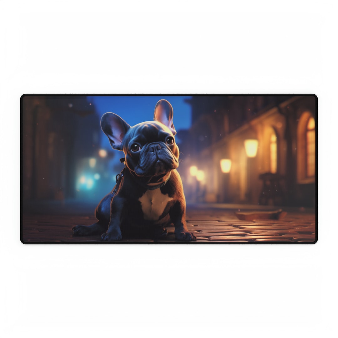French Bulldog Disney Pixar Style Mousepad Cute Frenchie Desk Mat for ...
