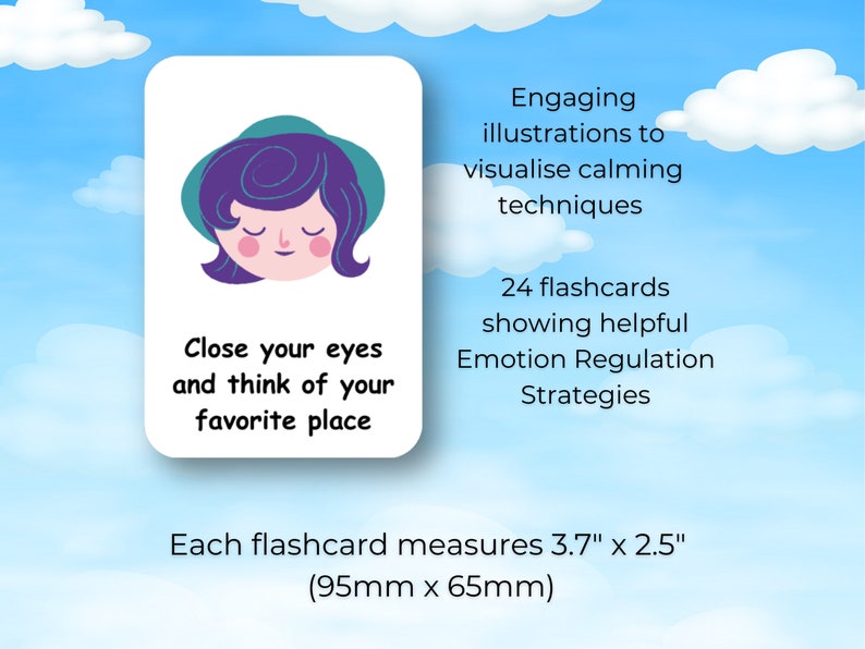 Kids' Emotion Flashcards and Feelings Chart Printable Learning Tool ...