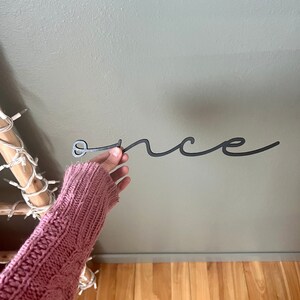 Script Once Upon A Time Sign for Nursery or Playroom - Free 3-5 ...