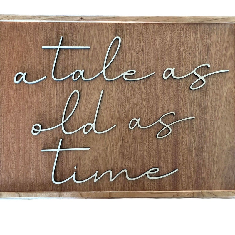 Tale as Old as Time - Etsy