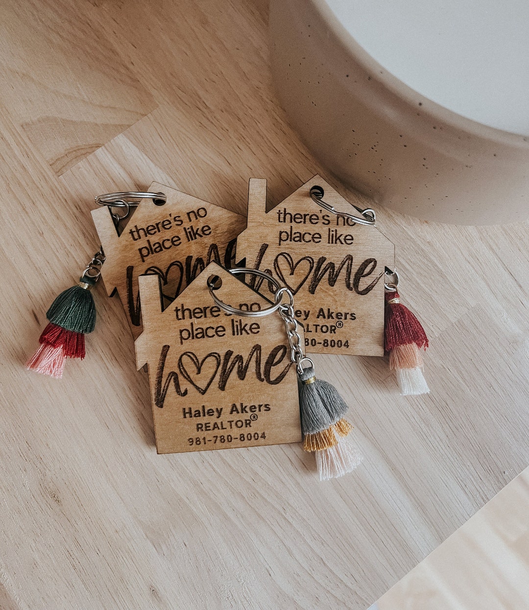 Set of Real Estate Keychains Realtor Closing Gift Marketing FREE ...