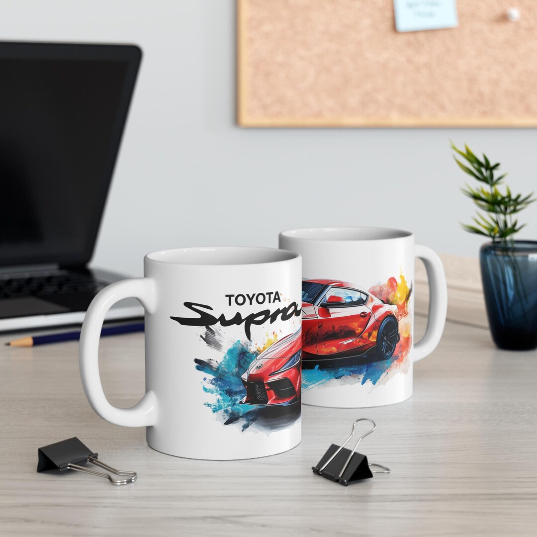 Toyota Supra Watercolor Mug: Car Enthusiast Gift - Etsy