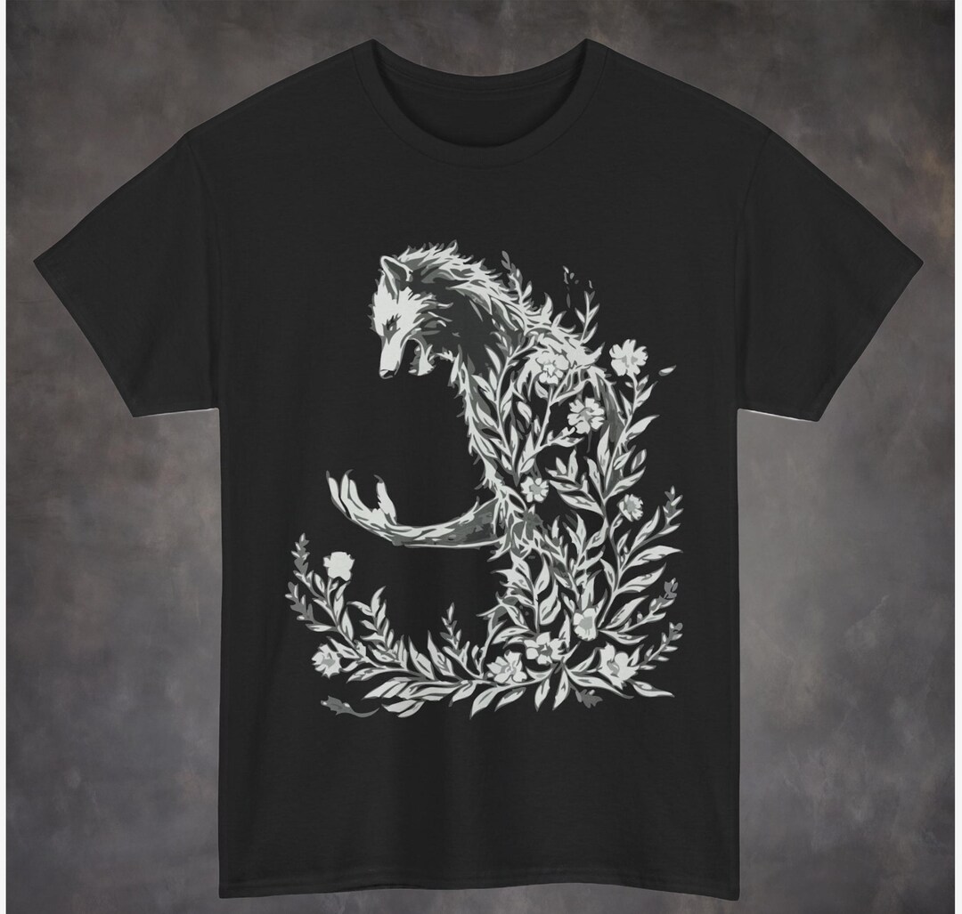 Werewolf Shirt, Flowers, 90s, Old School, Retro, Graphic Tee, Retro ...