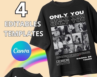 Only You Shirt Design, Girlfriend Shirt Template, Girlfriend T-shirt ...