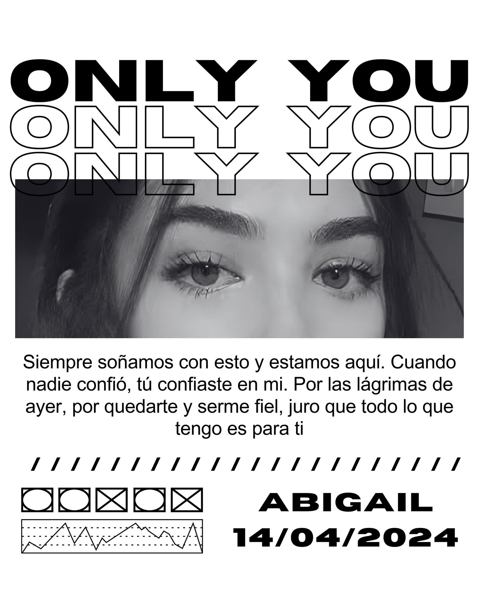 Customize Your Template ONLY YOU / Girlfriend / Editable Design for T ...