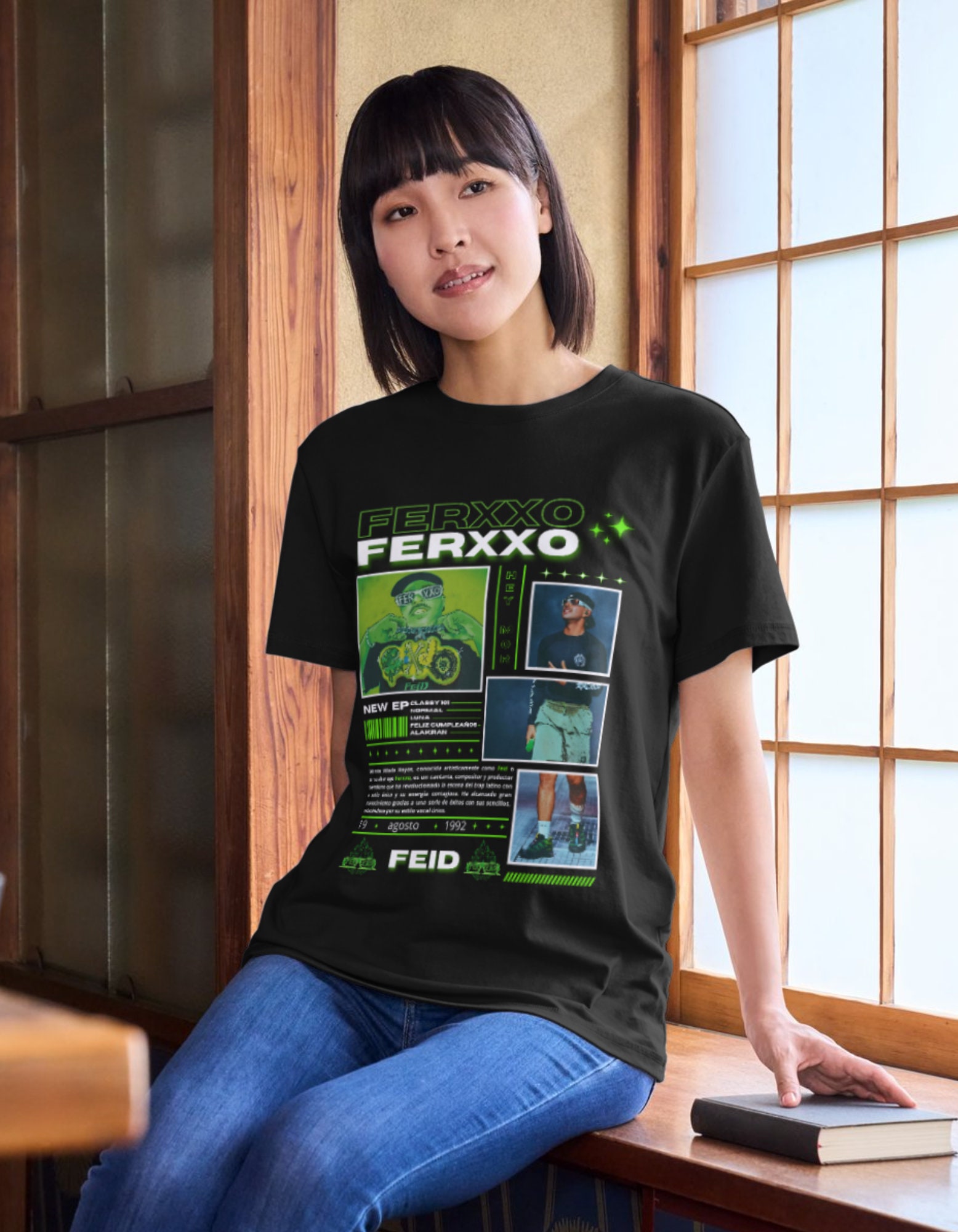Feid Ferxxo T-shirt Design, Retro Digital PNG, Feid El Ferxxo PNG, Feid ...