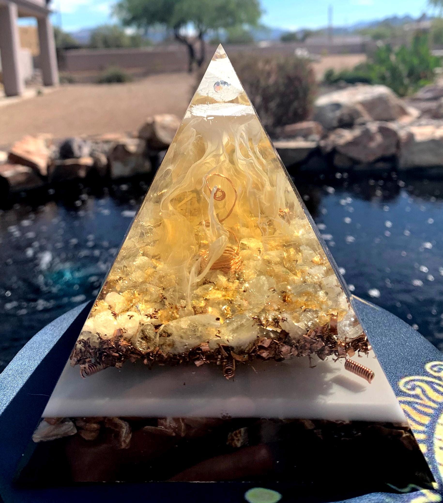 Orgone Pyramid Downspout! When You Mix Energy With the Ethers. Clear ...