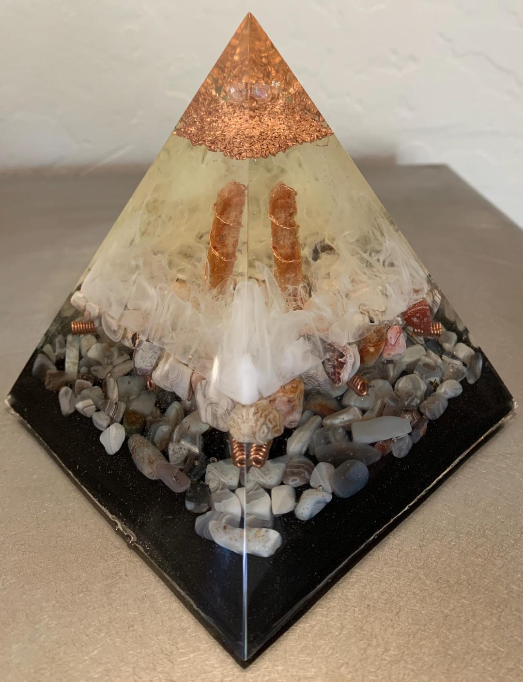 Orgone Pyramid, EMF Protection. Experience Heavenly Bliss and Embrace ...