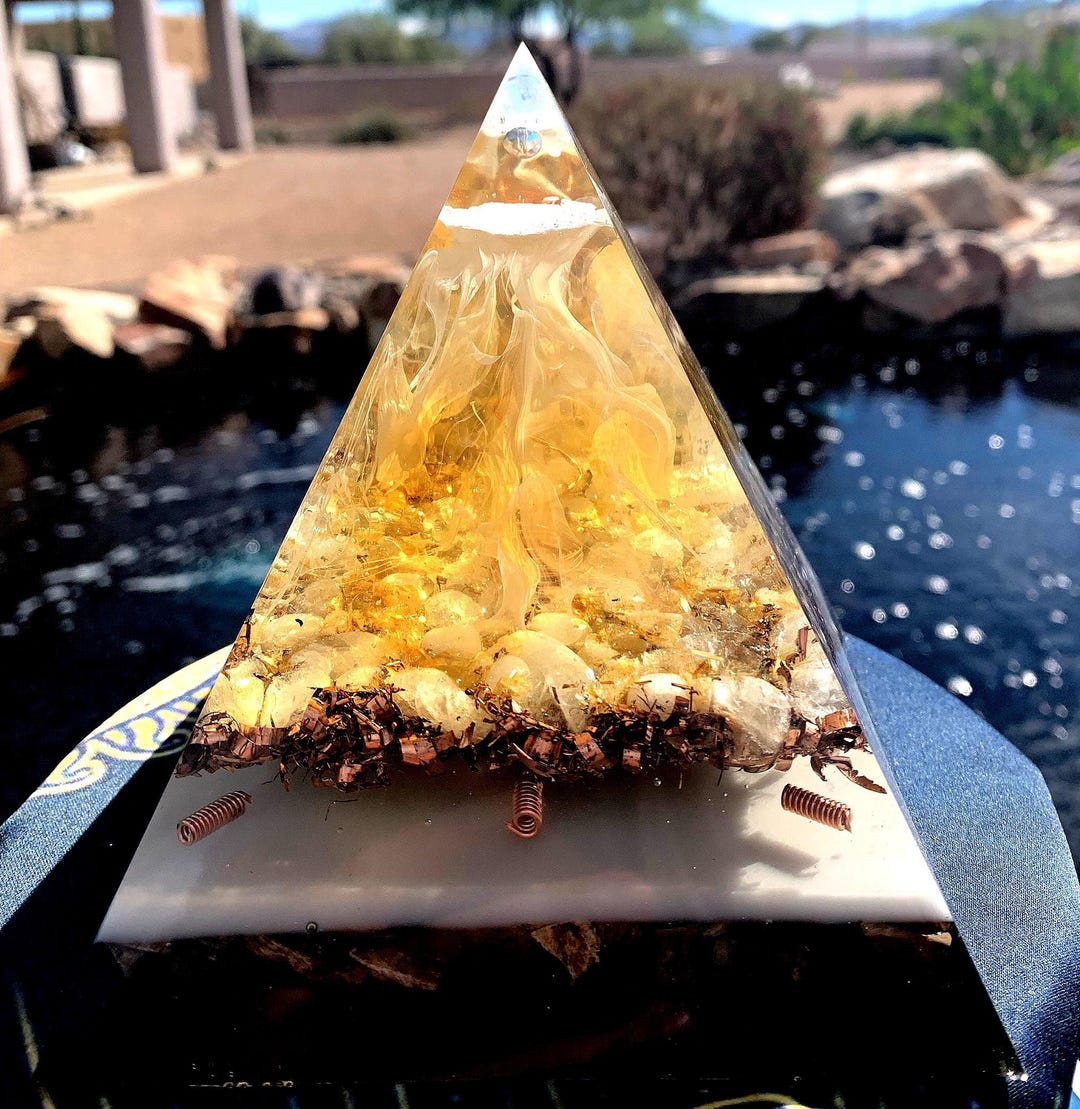 Orgone Pyramid Downspout! When You Mix Energy With the Ethers. Clear ...