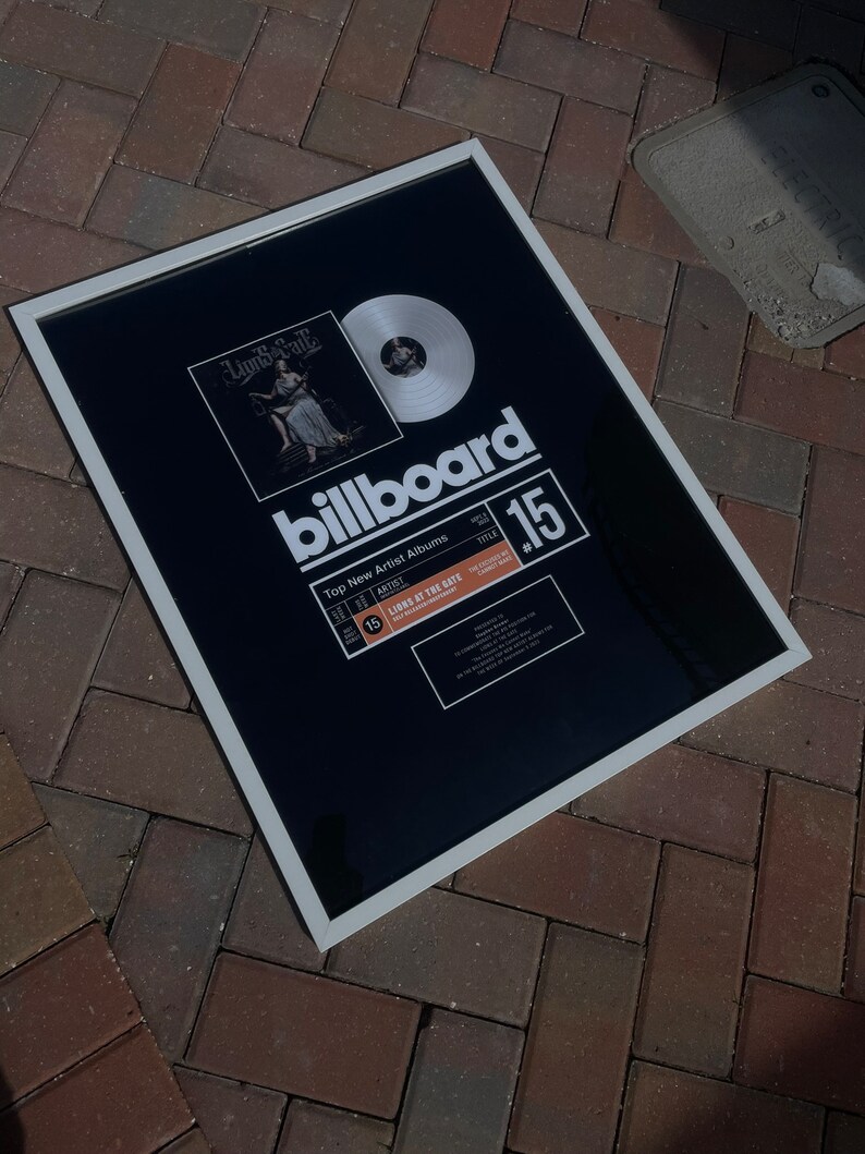 Personalized Billboard Plaque, Custom Plaque, Vinyl Record Plaque ...