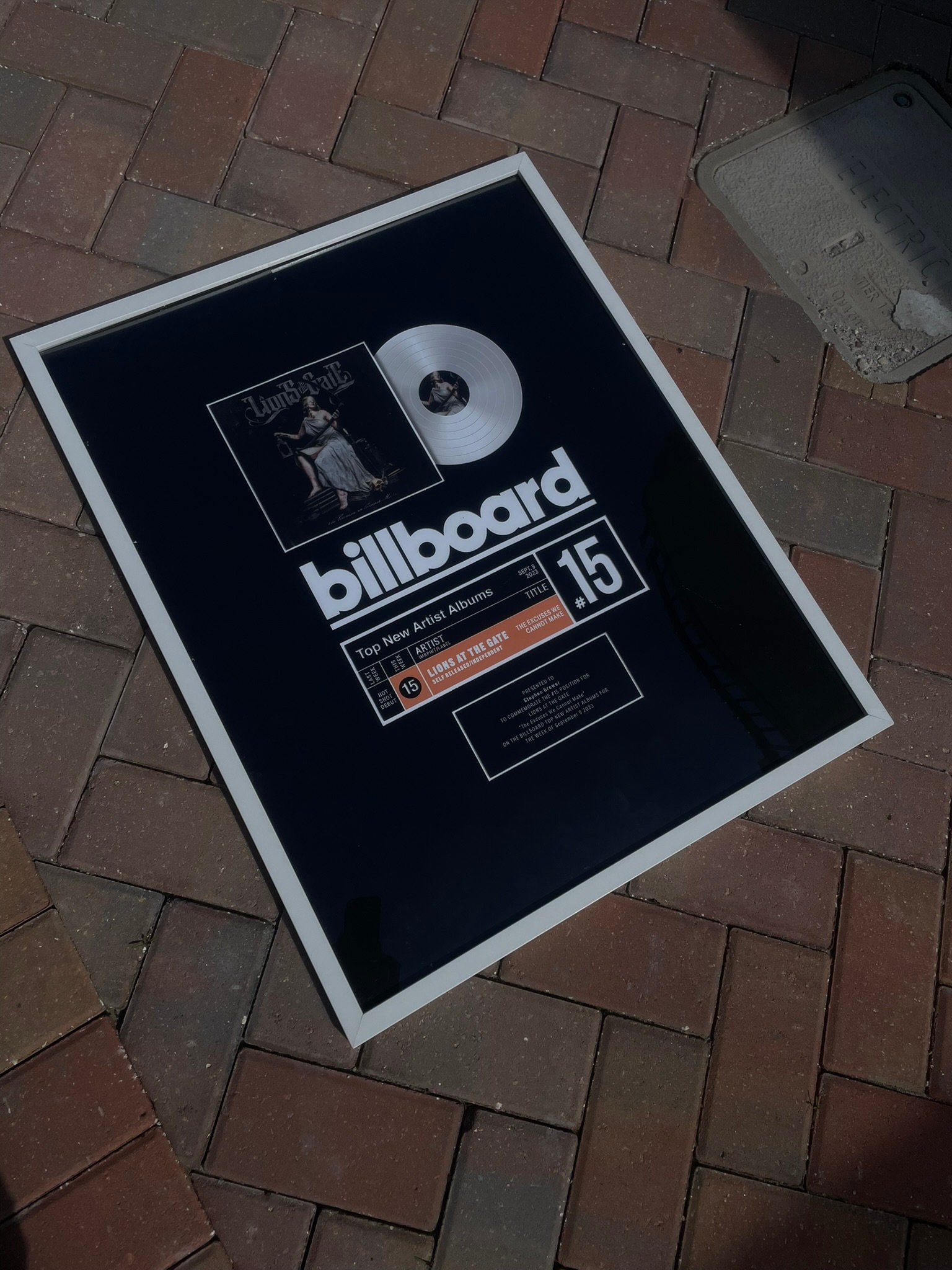 Personalized Billboard Plaque, Custom Plaque, Vinyl Record Plaque ... Personalized Billboard Plaque, Custom Plaque, Vinyl Record Plaque ...
