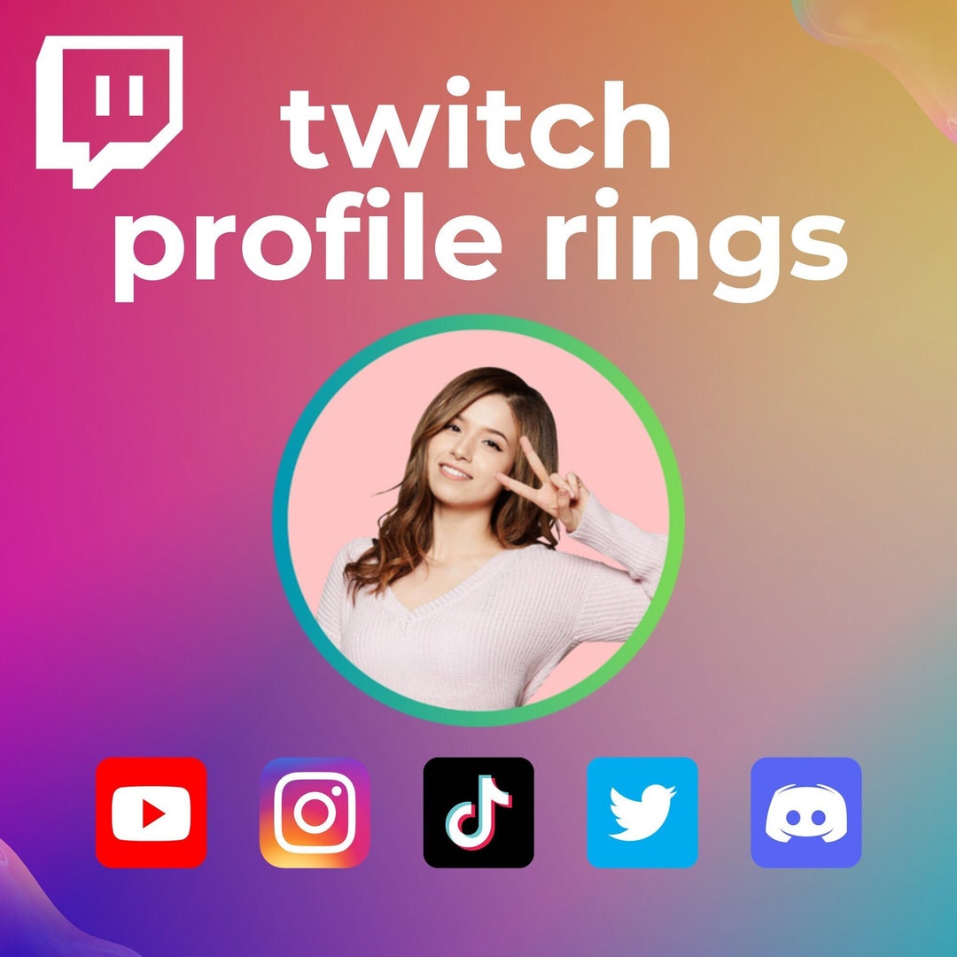 Twitch Profile Rings Made to Order Instagram, Tiktok, Discord, Youtube ...
