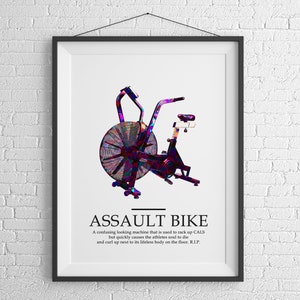 Assault Bike Crossfit Artwork Printable for You to Download and Print ...