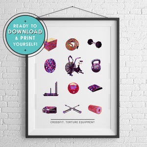 Crossfit Torture Equipment A3 Printable for You to Download and Print ...