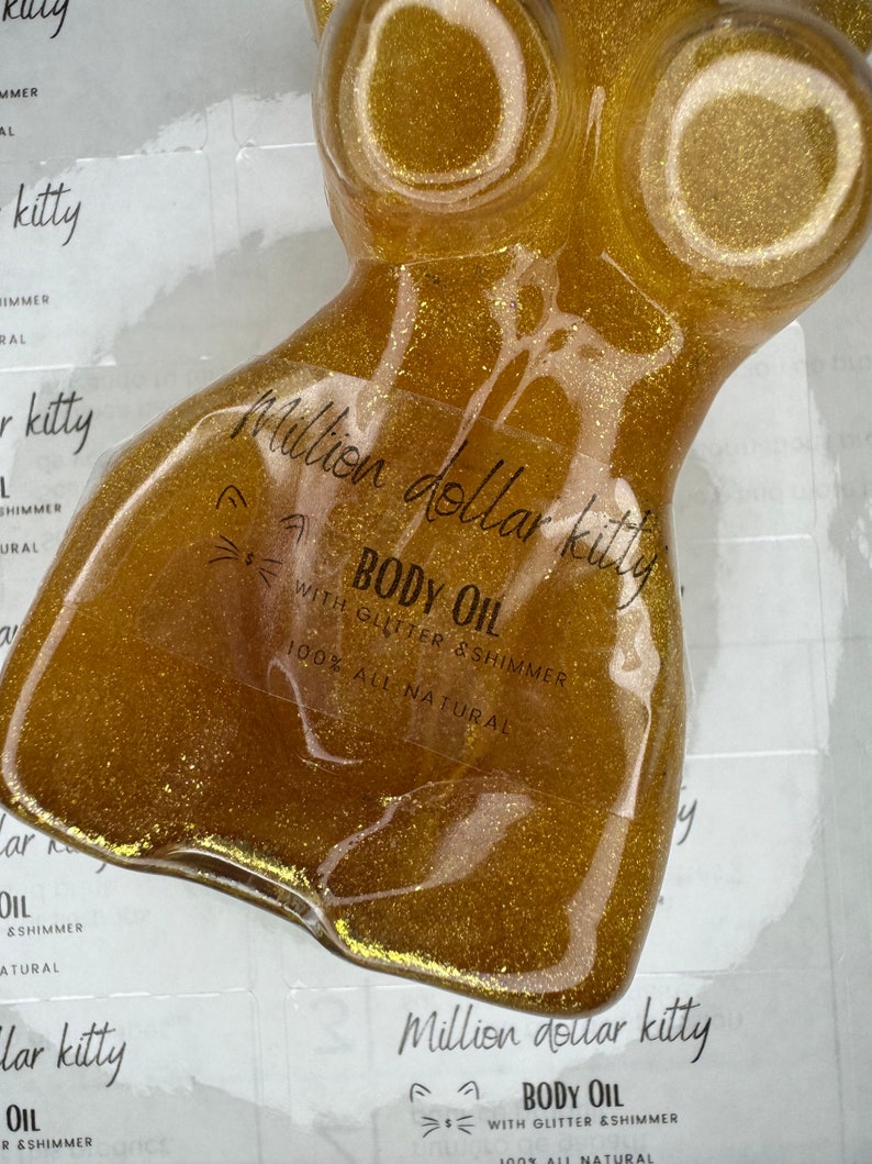 Body Oil (with Shimmer ) - Etsy