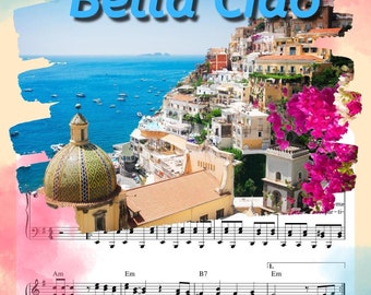 Bella Ciao - Piano Sheet Music - Etsy