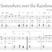 Somewhere Over the Rainbow Piano Sheet Music: All Levels (printable PDF ...