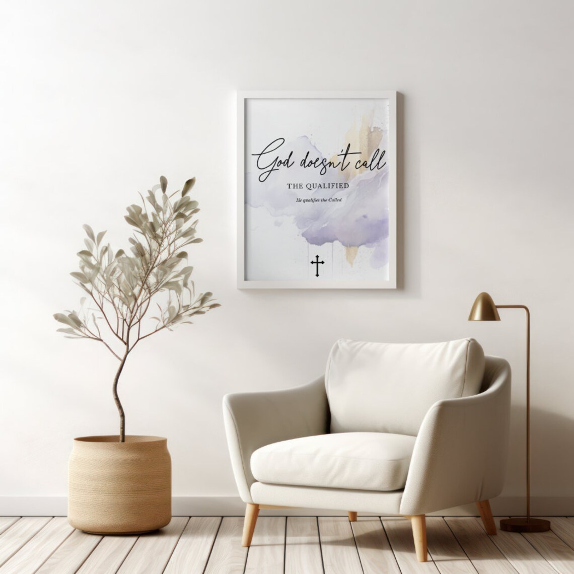 God Qualifies the Called, Bible Verse Wall Art, Christian Prints ...
