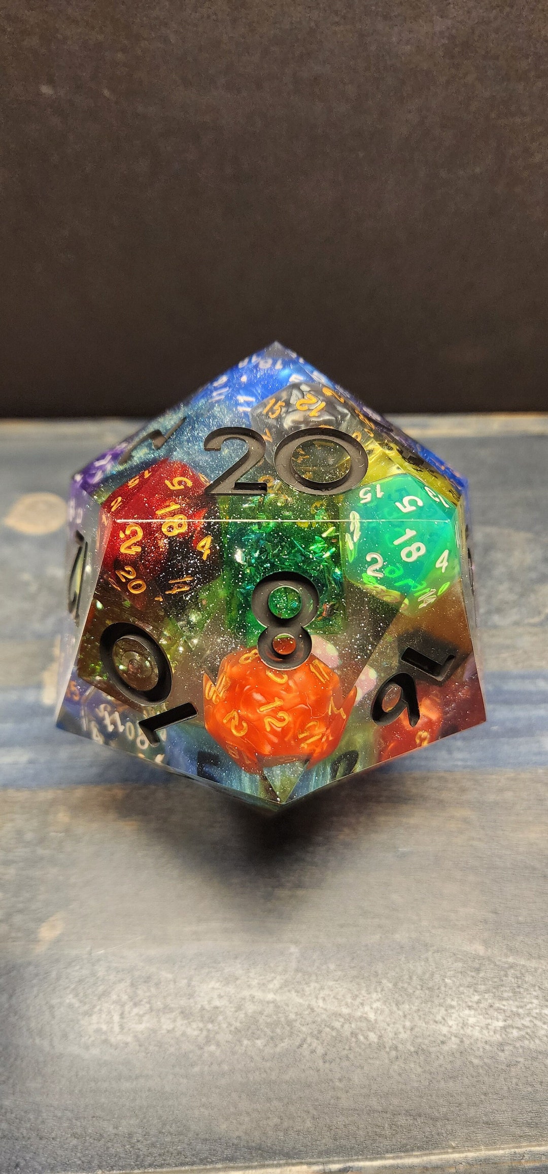 Chonky D20 Paperweight - Etsy