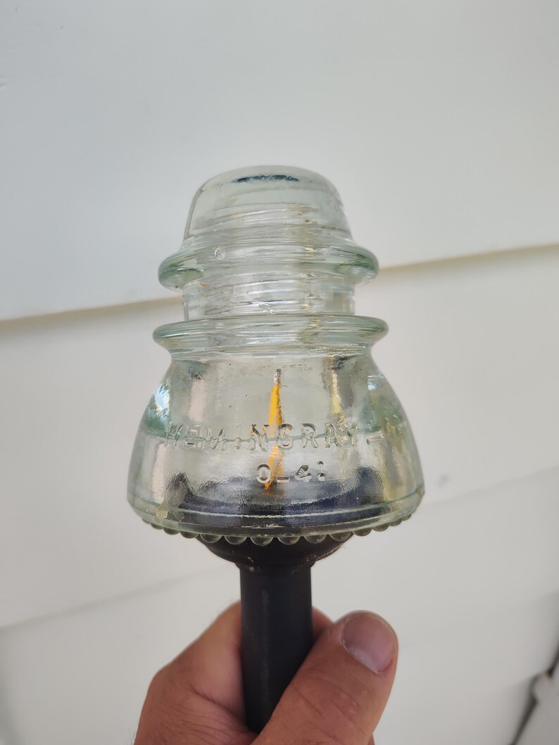 Glass Insulator Solar Lights - Etsy