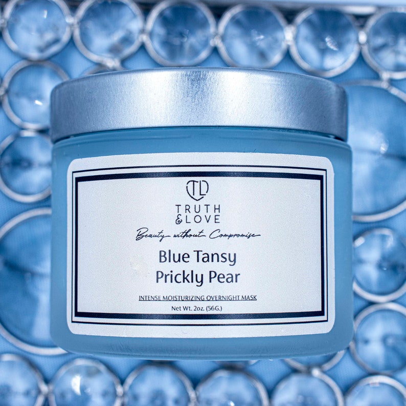 Blue Tansy Prickly Pear Intense Moisturizing Night Mask - Etsy