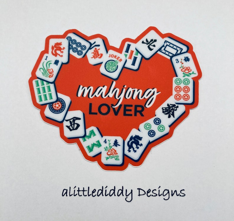 Mahjong Lover Sticker - Etsy