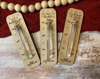 Valentines Bubbles Trading Cards for Kids, Valentines Day Gift ...