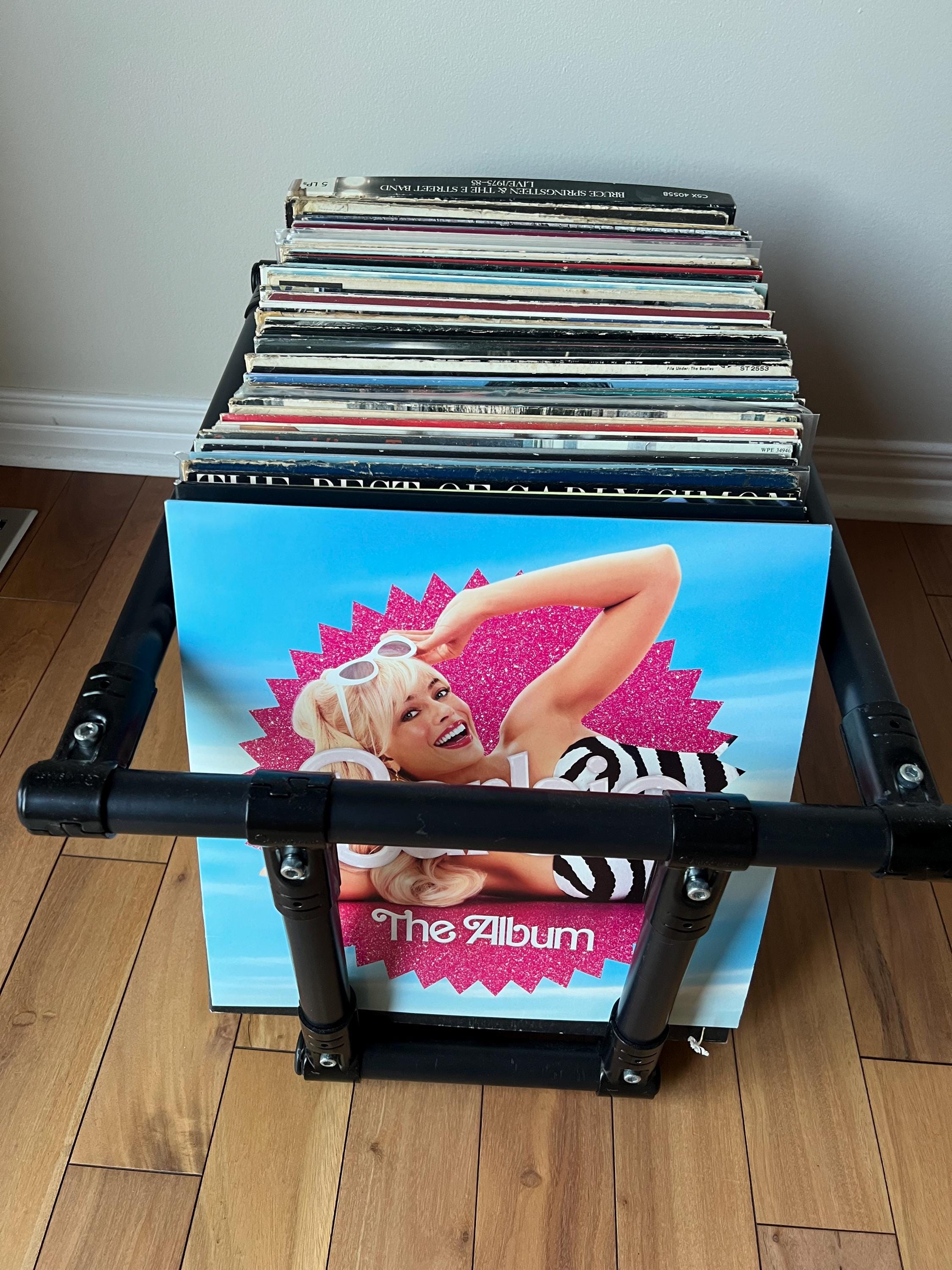 Vinyl Storage, Vinyl Record Storage, Compact Minimal Design, Vinyl ...