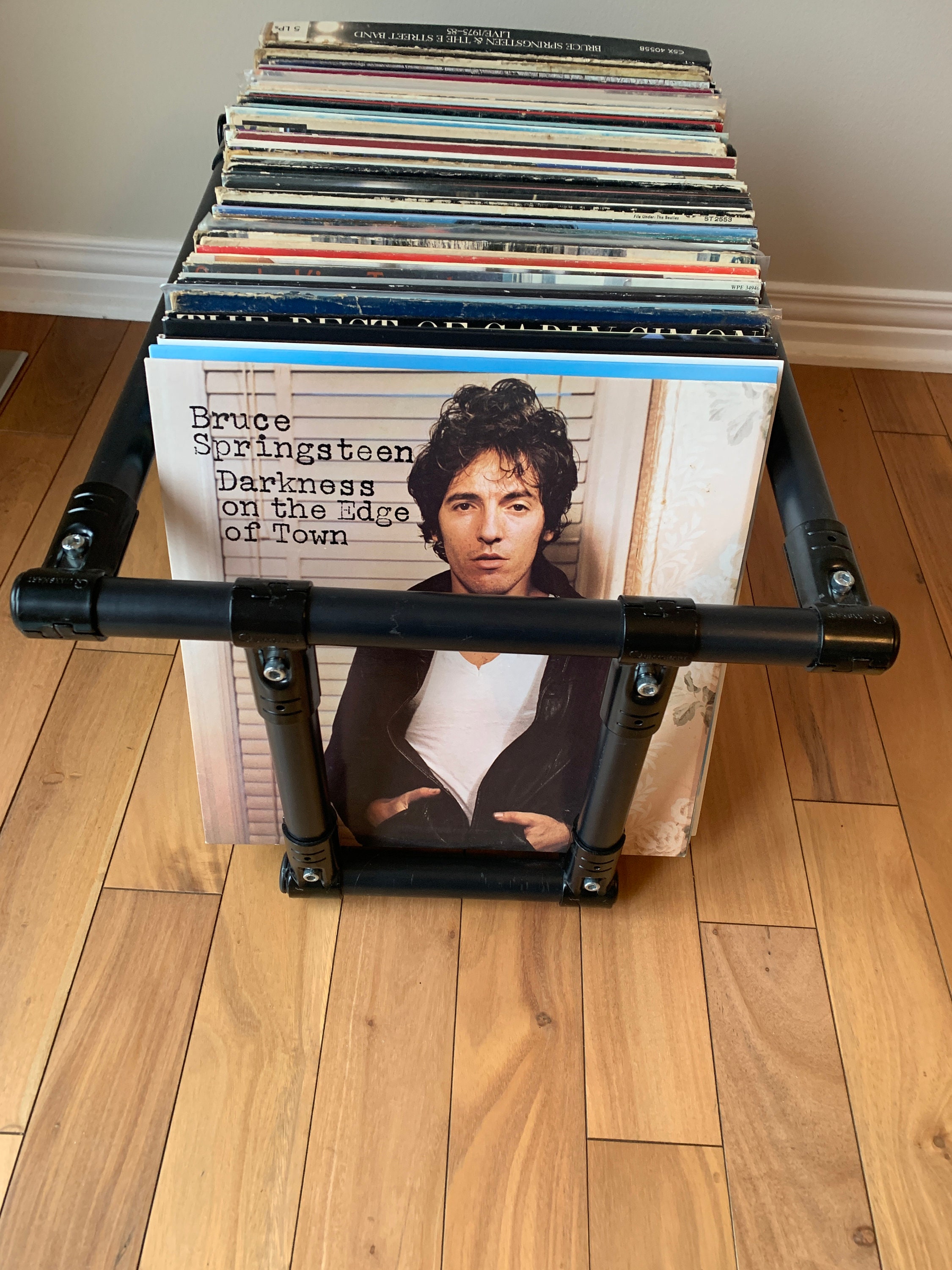 Vinyl Storage, Vinyl Record Storage, Compact Minimal Design, Vinyl ...