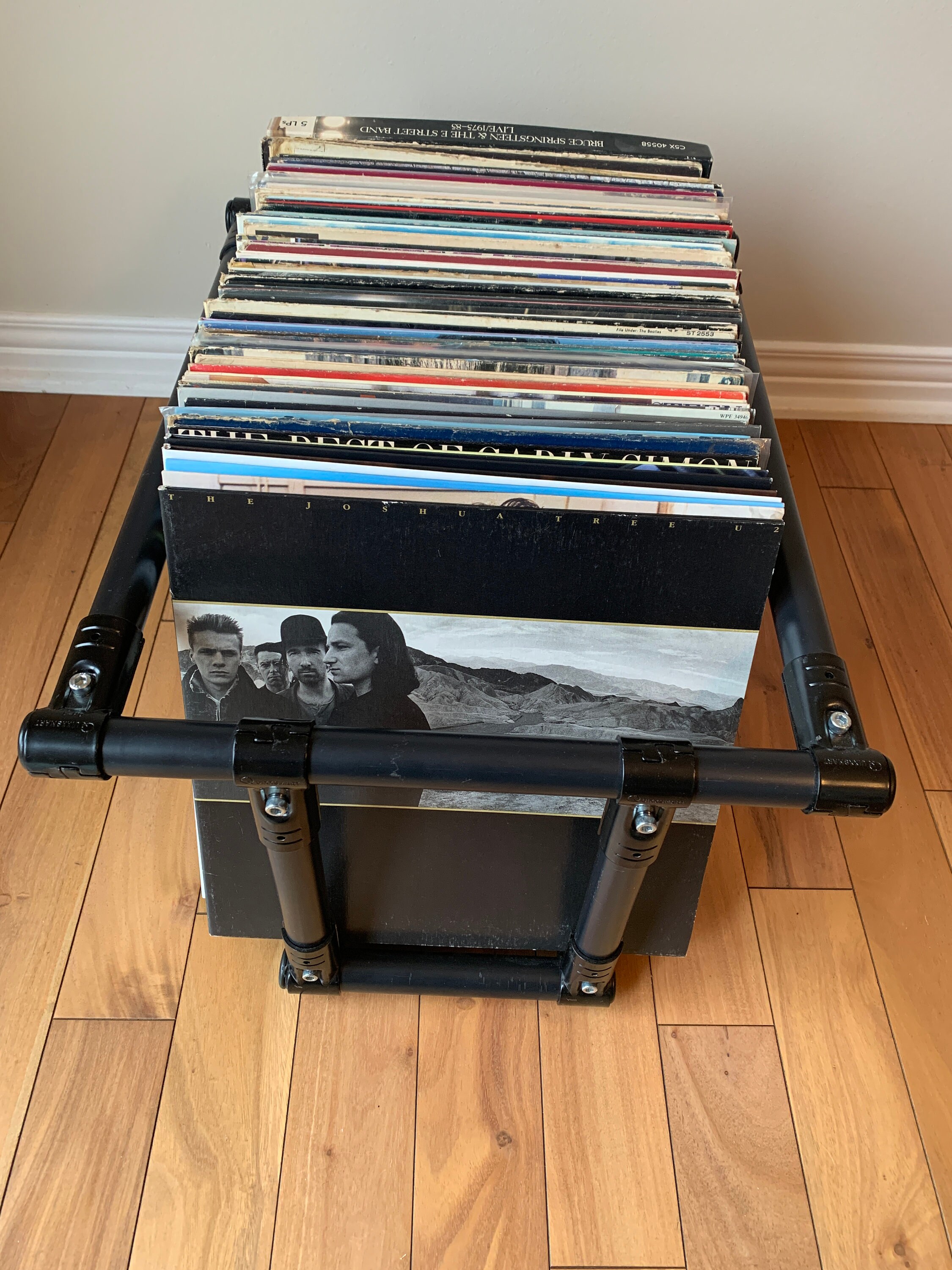 Vinyl Storage, Vinyl Record Storage, Compact Minimal Design, Vinyl ...