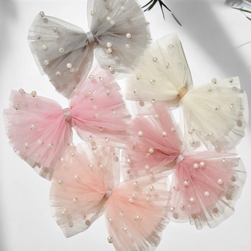 Tulle Bows - Etsy