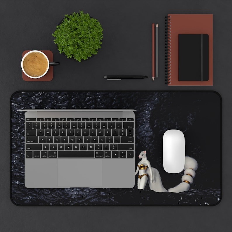 Large Ferret Furry Digital Art Mouse Pad 3 Sizes - Etsy