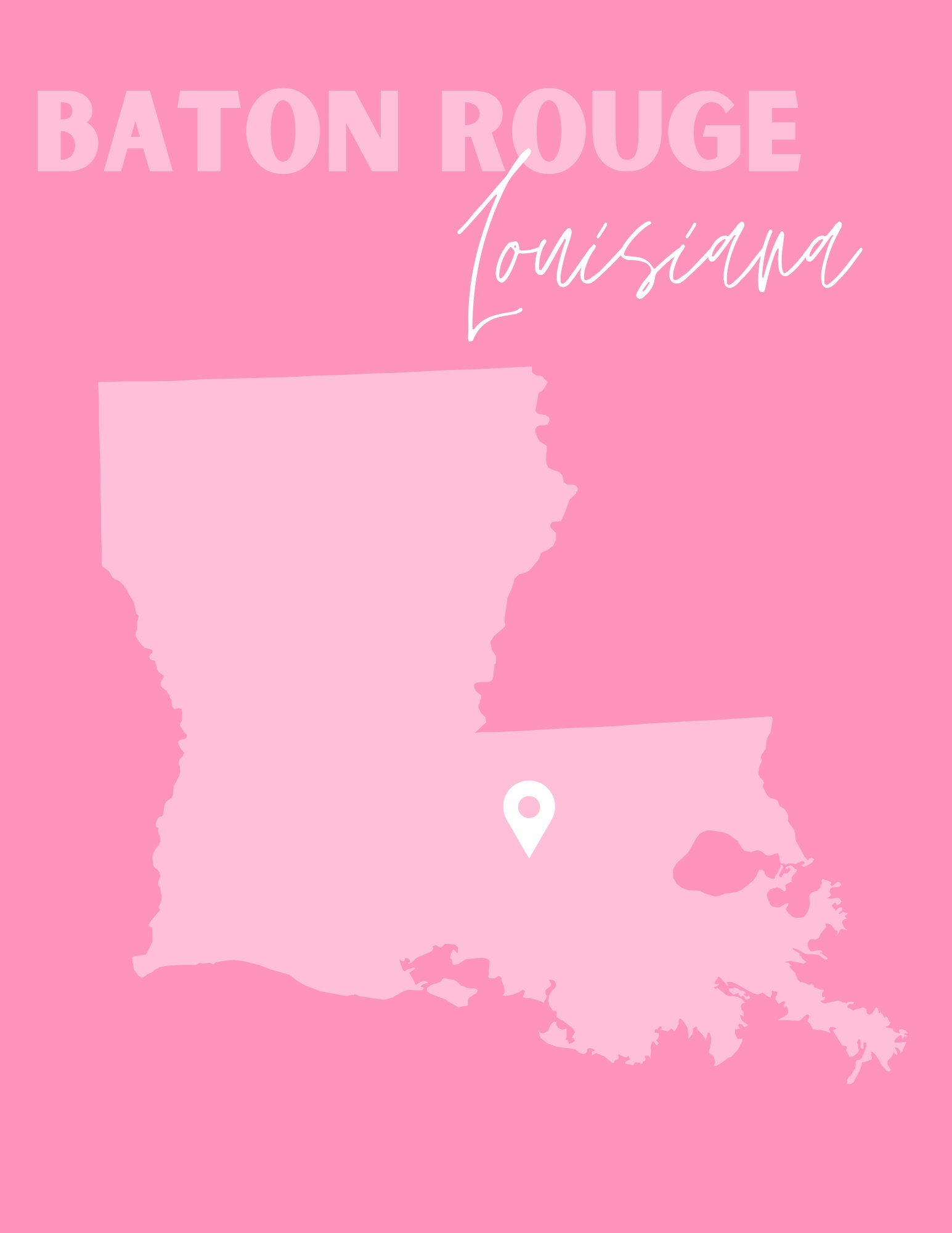 Lsu Dorm Wall Prints Pink Etsy